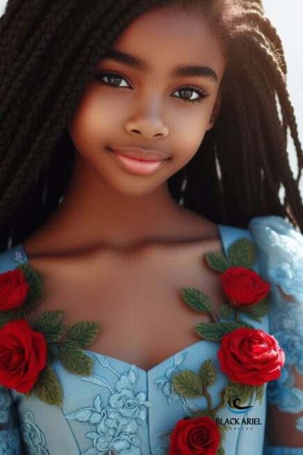 Raven the Red Rose Princess – Zuri Art & Culture – Healing & Halos Art ...